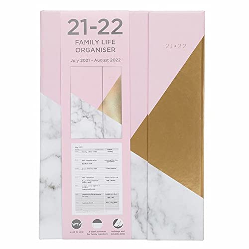 WHSmith A5 Week To View Mid Year 2021-2022 Moderno Family Life ...