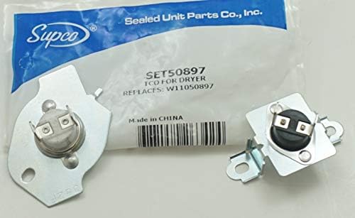 Amazon.com: Supco Thermal Cutout and Fuse Kit for Whirlpool Dryer ...