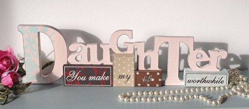 Wooden Daughter Table Top Sign – BigaMart