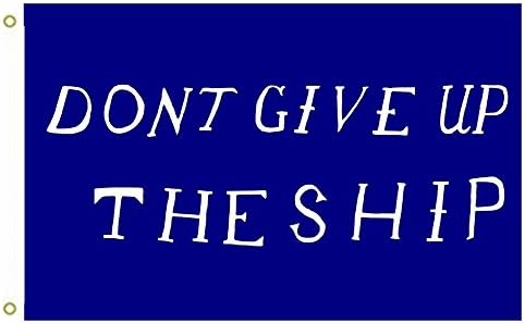 Amazon.com : COMMODORE PERRY DON'T GIVE UP THE SHIP Battle Flag 3x5 ...