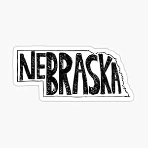 Amazon.com: Nebraska Sticker - Sticker Graphic - Auto, Wall, Laptop ...
