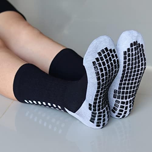 Amazon.com: RATIVE Anti Slip Non Skid Slipper Hospital Socks with grips ...