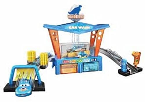 Mattel Disney and Pixar Cars Dinoco Car Wash Playset with Pitty ...