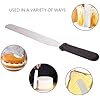 Amazon.com: ICSTM ICSTM Offset Spatula,Black Stainless Steel Offset ...