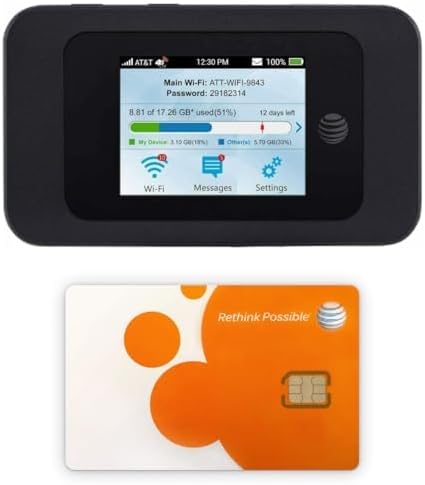 Amazon.com: AT&T Turbo Hotspot 3: 256 MB, Black - Prepaid Hotspot ...