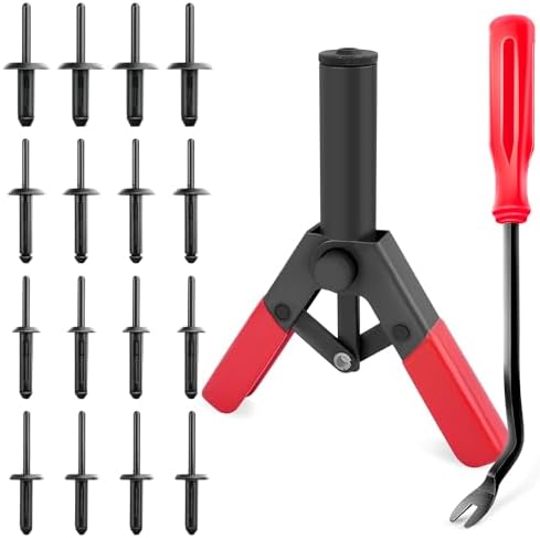 Amazon.com: Swpeet 41Pcs Poly Rivet Gun Set with 1Pcs Rivet Removal ...
