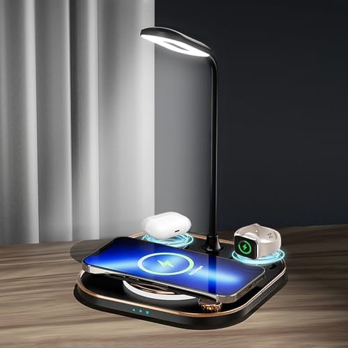 Amazon.com: LOZIHEIN Bedside Desk Lamp, Night Light Table Lamp with ...