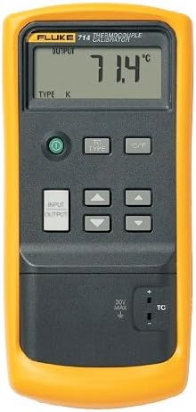 Amazon.com: Fluke 714 LCD Thermocouple Calibrator, 75mV Voltage ...