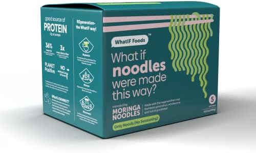 Amazon.com : Healthy Instant Moringa Noodles Unflavored | 17g Protein ...