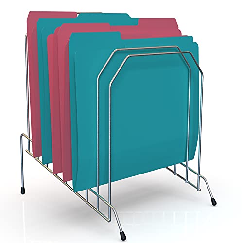 Snapklik.com : 1InTheOffice Metal Incline Desktop File Sorter, 8 ...