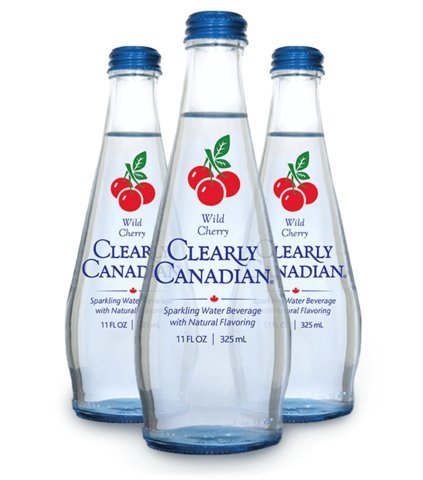 Clearly Canadian Glass Bottles