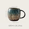 Amazon.com | 20oz Large Coffee Mug - Unique Handcrafted Look Ceramic ...