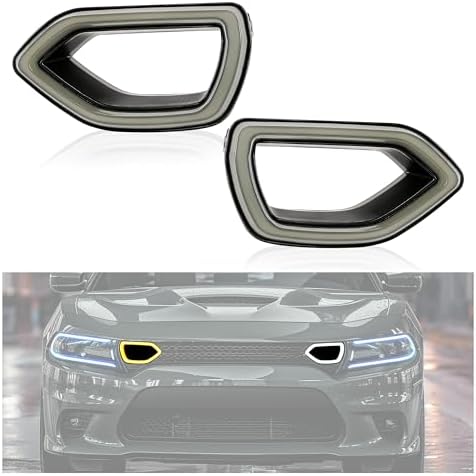 Amazon.com: KUAFU Front LED Grille Lights Compatible with 2015-2022 ...