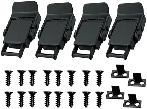 Stainless Steel Spring Loaded Black Draw Latches & Tension Latches ...