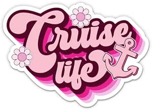 Amazon.com: Cruise Life Sticker - 3" Laptop Sticker - Waterproof Vinyl ...