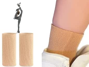 Amazon.com: YamerSK8 Ankle Gel Sleeves, Padded Skate Socks for Figure ...