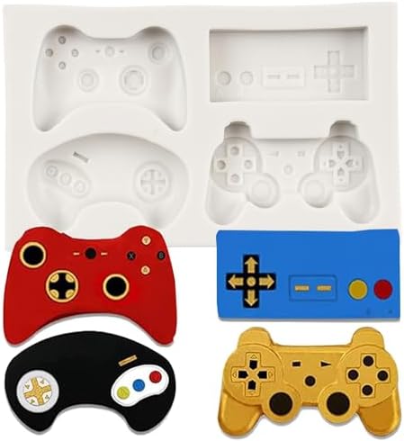 Amazon.com: HiParty 2Pcs Game Controller Cake Fondant Mold - Video Game ...