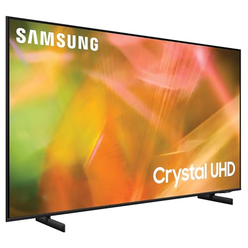SAMSUNG 43-Inch Class Crystal 4K UHD AU8000 Series HDR, 3 HDMI Ports ...