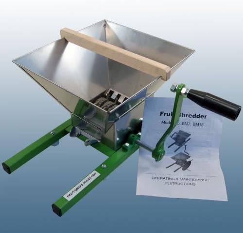 Home Cider Making - 7 Litre Traditional Fruit Crusher/Apple Shredder ...