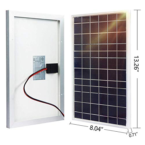 ECO-WORTHY 10 Watts Solar Panel System Kit: 1pc 10W 12V Polycrystalline ...
