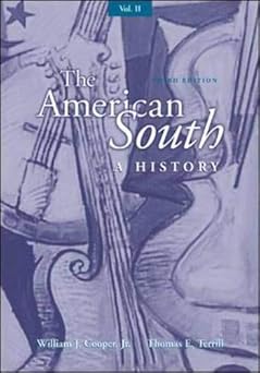 Volume II The American South: A History : Buy Online at Best Price in ...