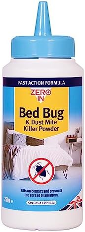 Zero In Bed Bug & Dust Mite Killer Powder - 250 g– Puffer-Pack ...