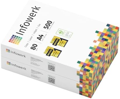 print24 Druckerpapier Kopierpapier 35000 Blatt 70 x 500 A4 80g Premium Hochweiß CIE 160 ...