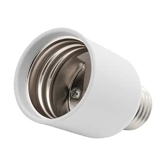 Masendelk E26 to E39 Light Socket Adapter, 1 Pack Light Bulb Converter ...