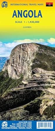 Angola Travel Reference 1:1,430,000: ITMB Publishing Ltd ...