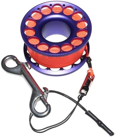 Amazon.com: DIVETEC 98FT SCUBA DIVING REEL – Aluminum Spool with Dual ...