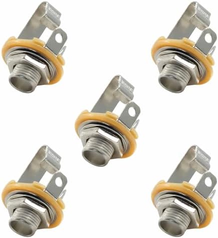 Amazon.com: LifCratms 6.35mm (1/4inch) Female Guitar Input Jack, Mono ...