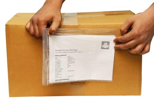 BJAC Full Gumming Clear Document POD Pouch of Invoice, Waybill ...