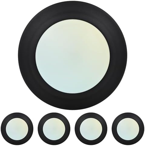 LUXRITE 4 Inch LED Disk Lights, Dimmable Flush Mount Ceiling Light ...