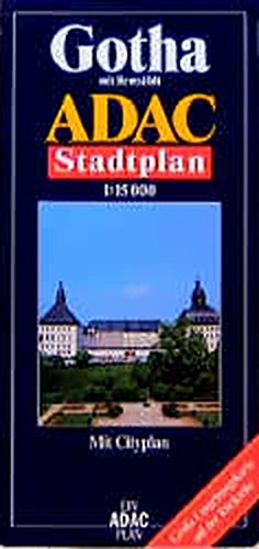 Amazon.co.jp: ADAC Stadtplan Gotha 1 : 17 500. Mit Friedrichroda ...