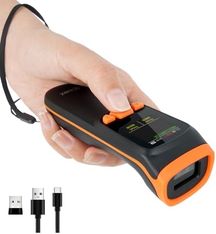 Amazon.com : OBZ Mini 2D Bluetooth Barcode Scanner with LCD Screen ...