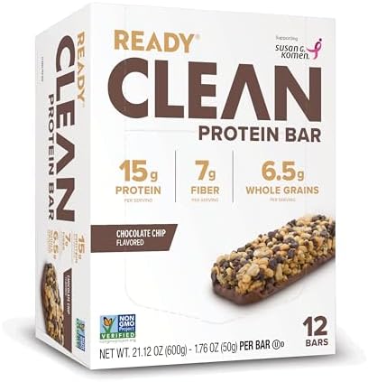Amazon.com : Ready Clean Protein Bar Chocolate Chip : Health & Household