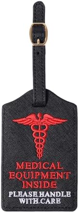 Amazon.com: Medical Equipment Luggage Tag, Medical Luggage Bag Tag ...