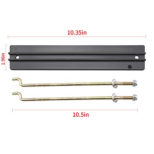 Snapklik.com : Drive-up Golf Cart Battery Hold Down Plate Rods Kit ...