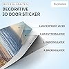 3D Door Stickers for Interior Doors White Door Door Decals Square Door ...
