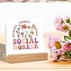 Amazon.com: Social Worker Gifts for Women, Social Worker Desk Decor ...