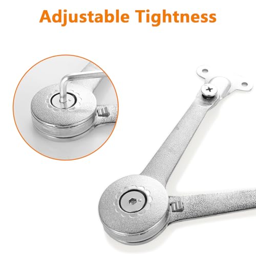 APACALI 6 Pack Lid Support Hinge, Folding Lid Support Hing with Screws ...