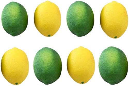 Amazon.com: 12 Pcs Fake Lemons Limes,Artificial Lemons Fake Fruits ...