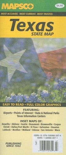 Buy Mapsco Texas State Map Book Online at Low Prices in India | Mapsco ...
