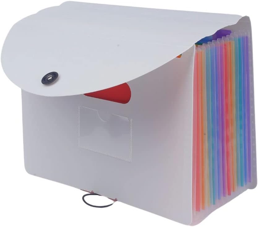 Tragbox File Organiser Box 13 Pockets Document Organiser, Expanding ...