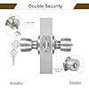 Door Knob with Lock and Key, Keyed Entry Door Knob, Exterior and ...