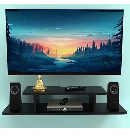 Buy DHARSH Handicraft tv Setup Box Stand Wall Mount 32 inch tv,tv Setup ...