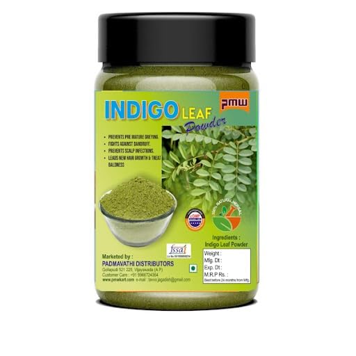 Pmw - Indigo leaf Powder - Jar Pack - Neeli Aaku Powder - Avuri Powder ...