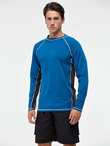LECOONMX Camiseta de Natacion Hombre Playeras de Natacion Manga Larga ...