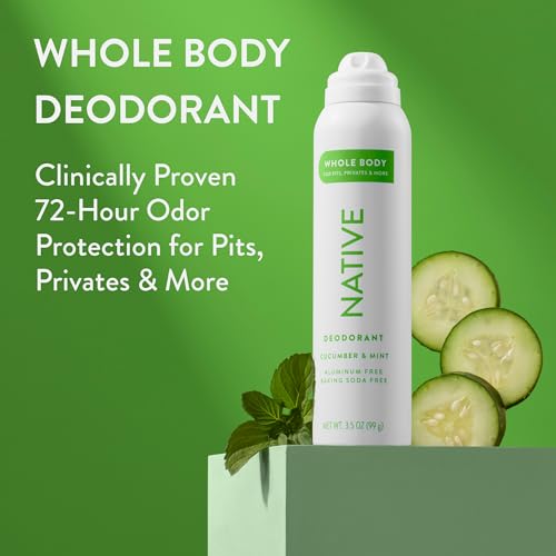 Snapklik.com : Native Whole Body Deodorant Spray Natural Deodorant For ...