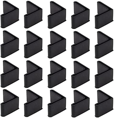 Amazon.com: uxcell Furniture Angle Iron Foot Pads L Shaped Rubber Leg ...